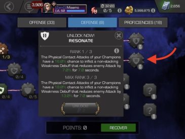 Weakness Debuff: Champions that Apply (or Use Mastery Setup) - MCOC Guide
