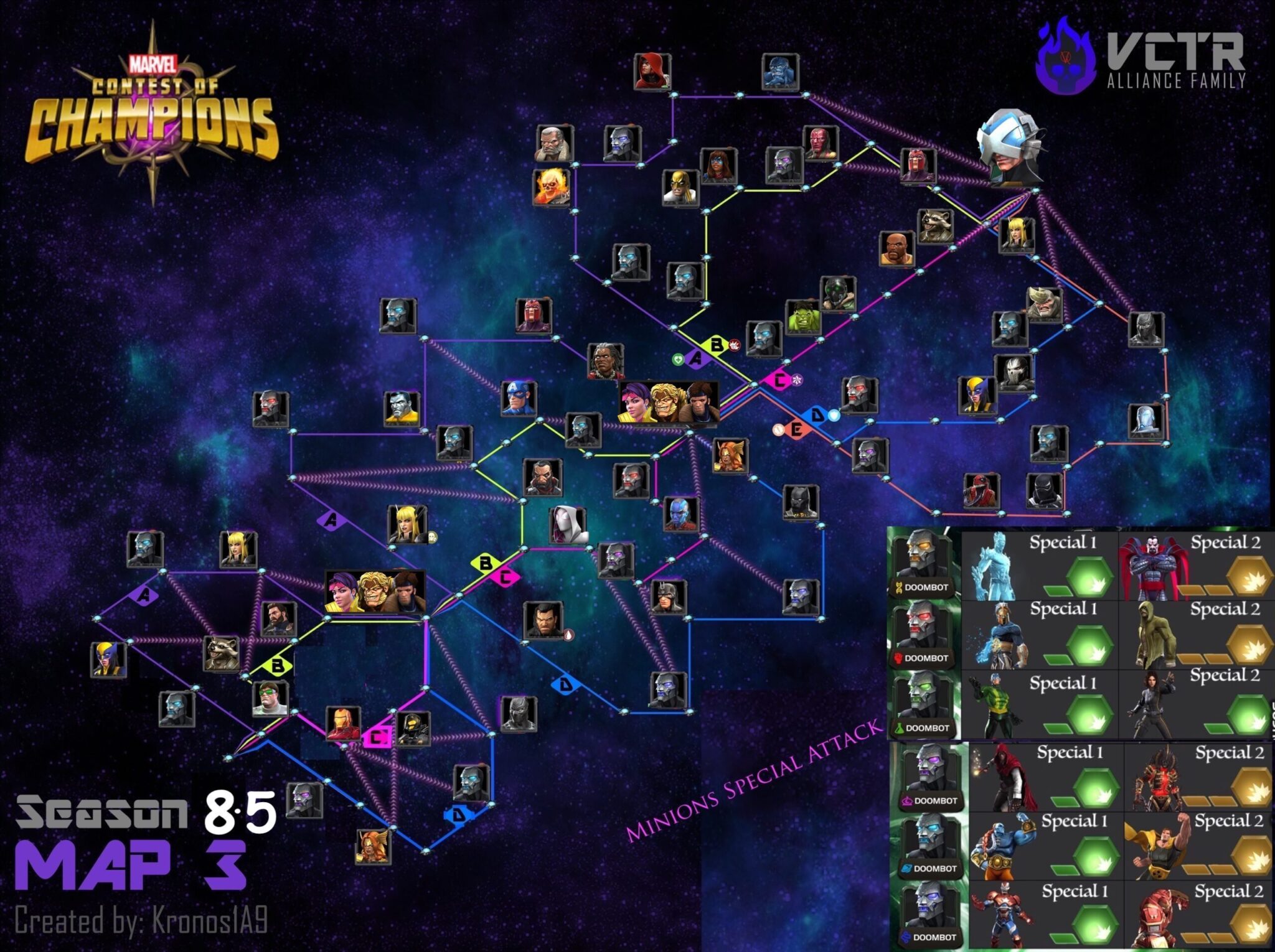 Alliance Quest Map 3 (AQ Map Season 8.5) - MCOC Guide