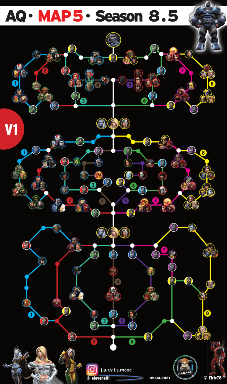 Alliance Quest Map 5 (AQ Map) (Season 8.5) - MCOC Guide