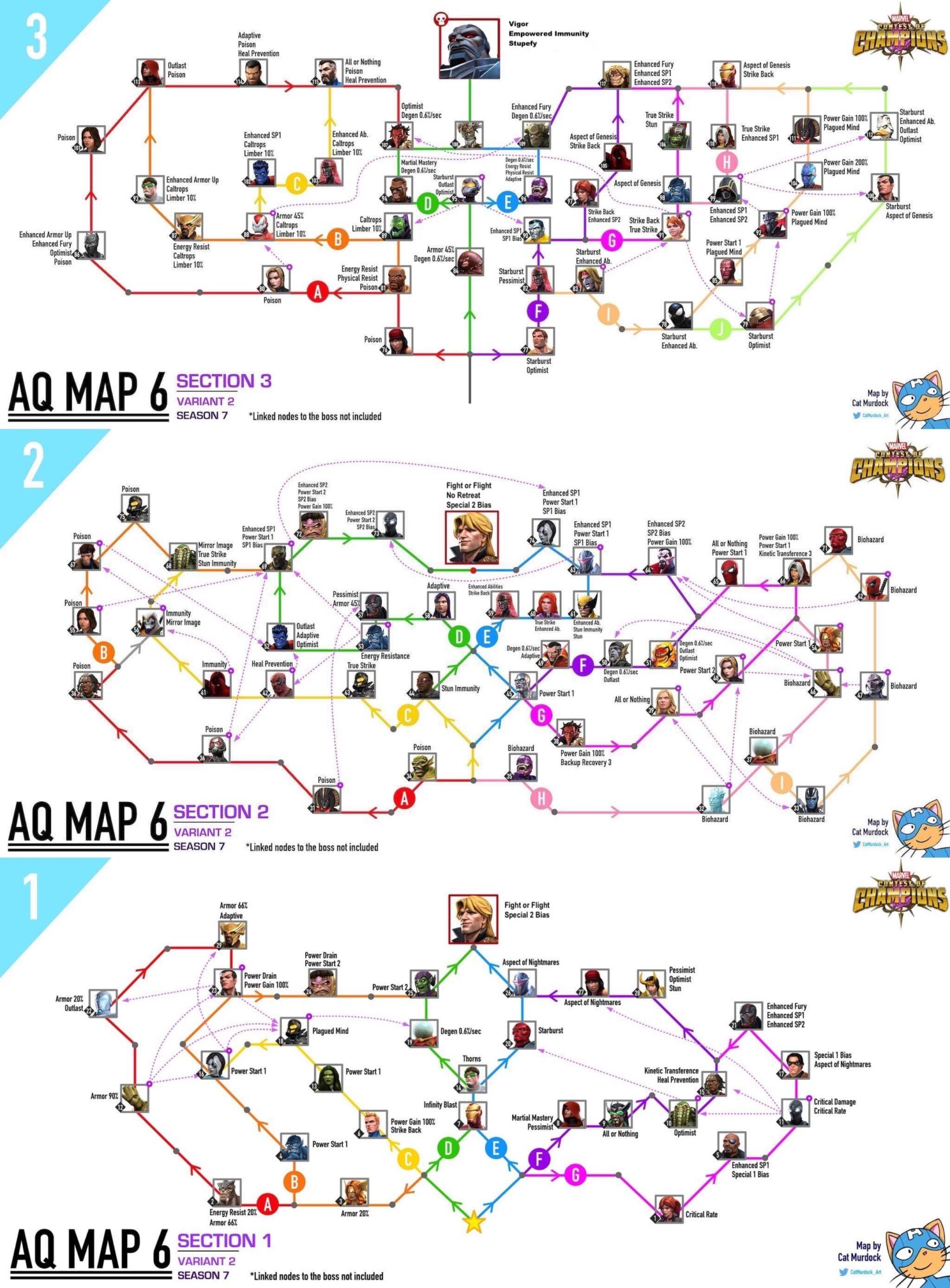 Alliance Quest Map 6 - Season 8.5 - All 3 Variants - MCOC Guide